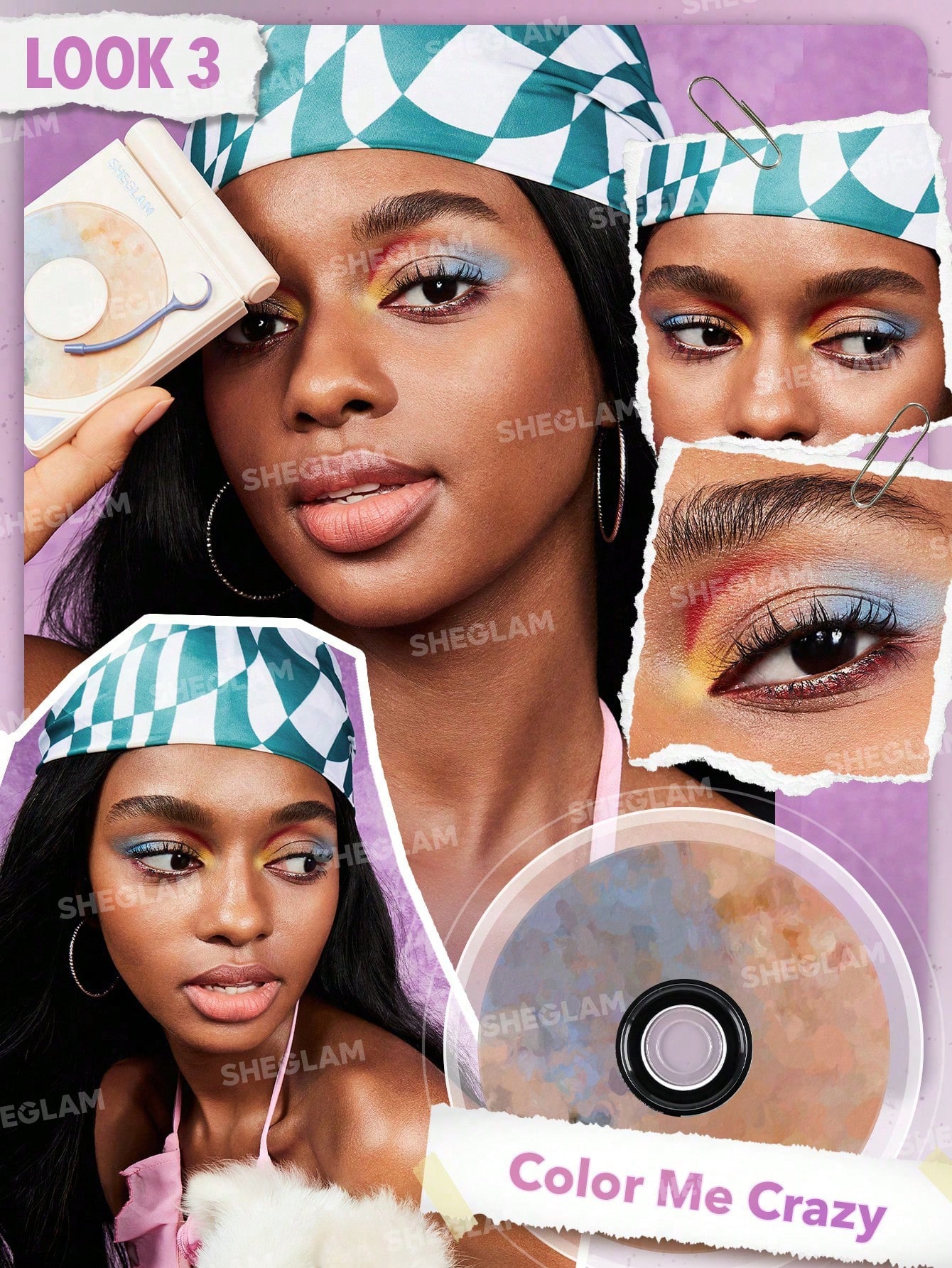 پالت سایه گرامافونی شیگلم مدل Vinyl Pop Color Palette-Color Me Crazy ...