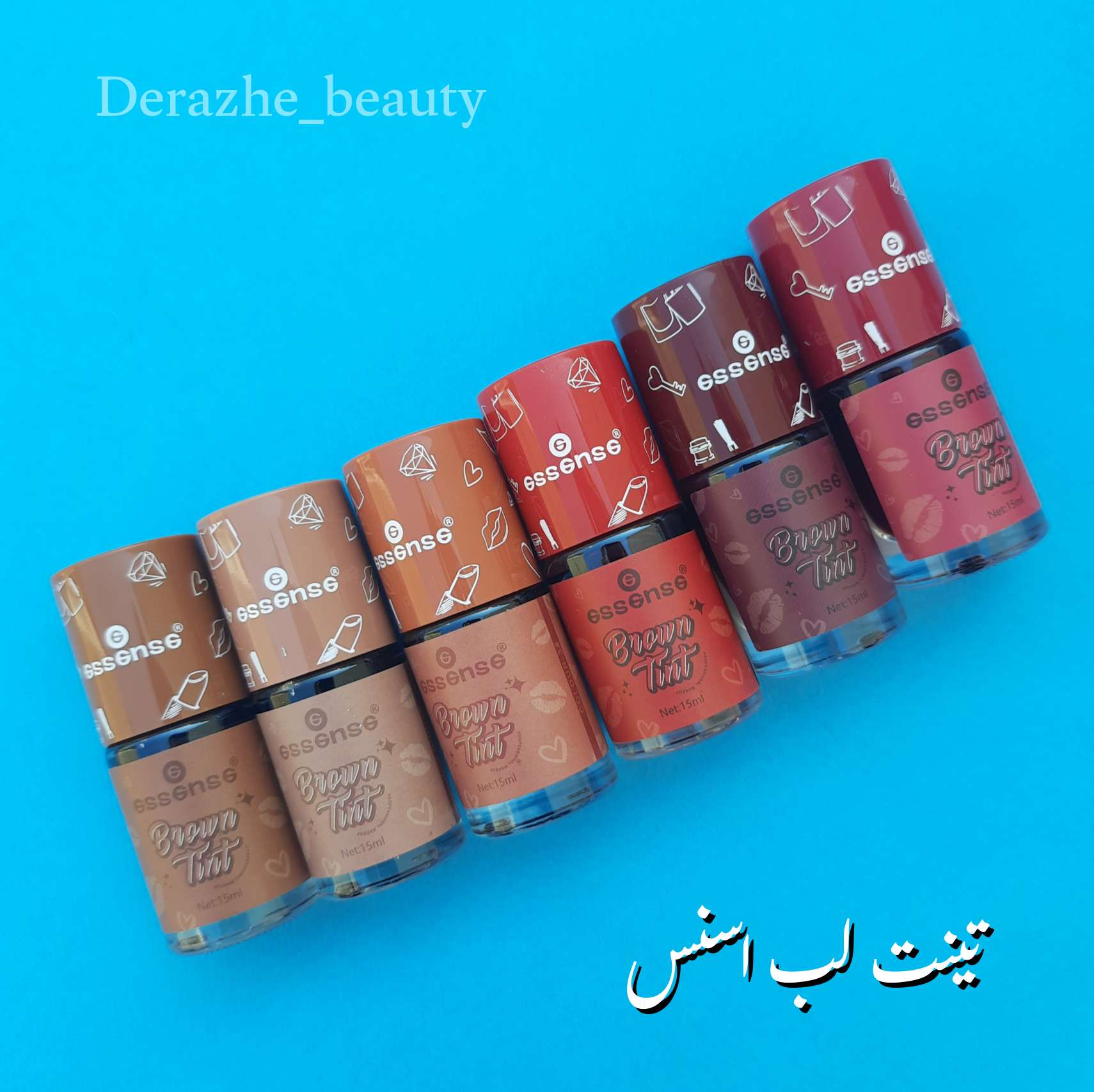 تینت لب قهوه ای اسنس مدل Born With Love - فروشگاه آرایشی و بهداشتی دراژه